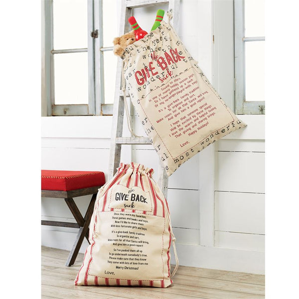 Give Back Sacks – HighlandSide Interiors, Gifts and Monogramming