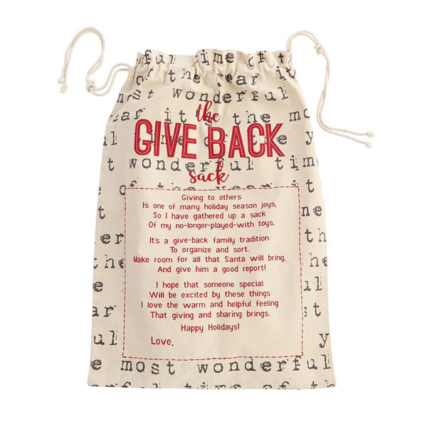 Give Back Sacks – HighlandSide Interiors, Gifts and Monogramming